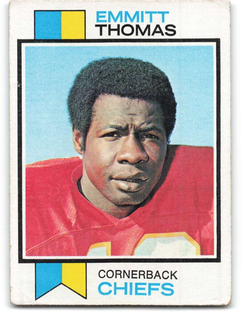 1973 Topps #107 Emmitt Thomas G/VG Good/Very Good Chiefs ID:239115 | eBay