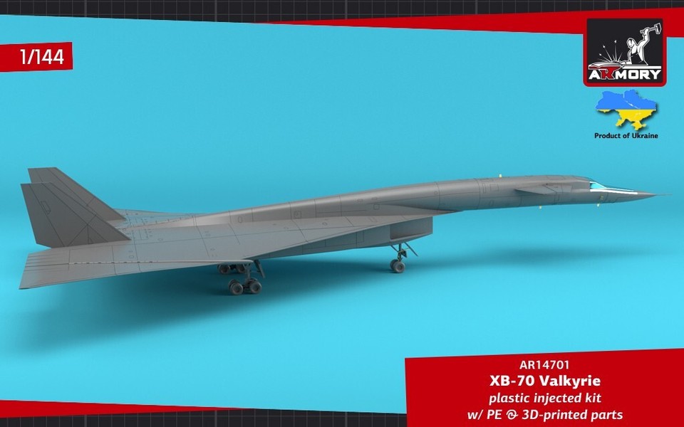 North American XB-70 Valkyrie Strategic Bomber (Model kit ) 1/144 ...