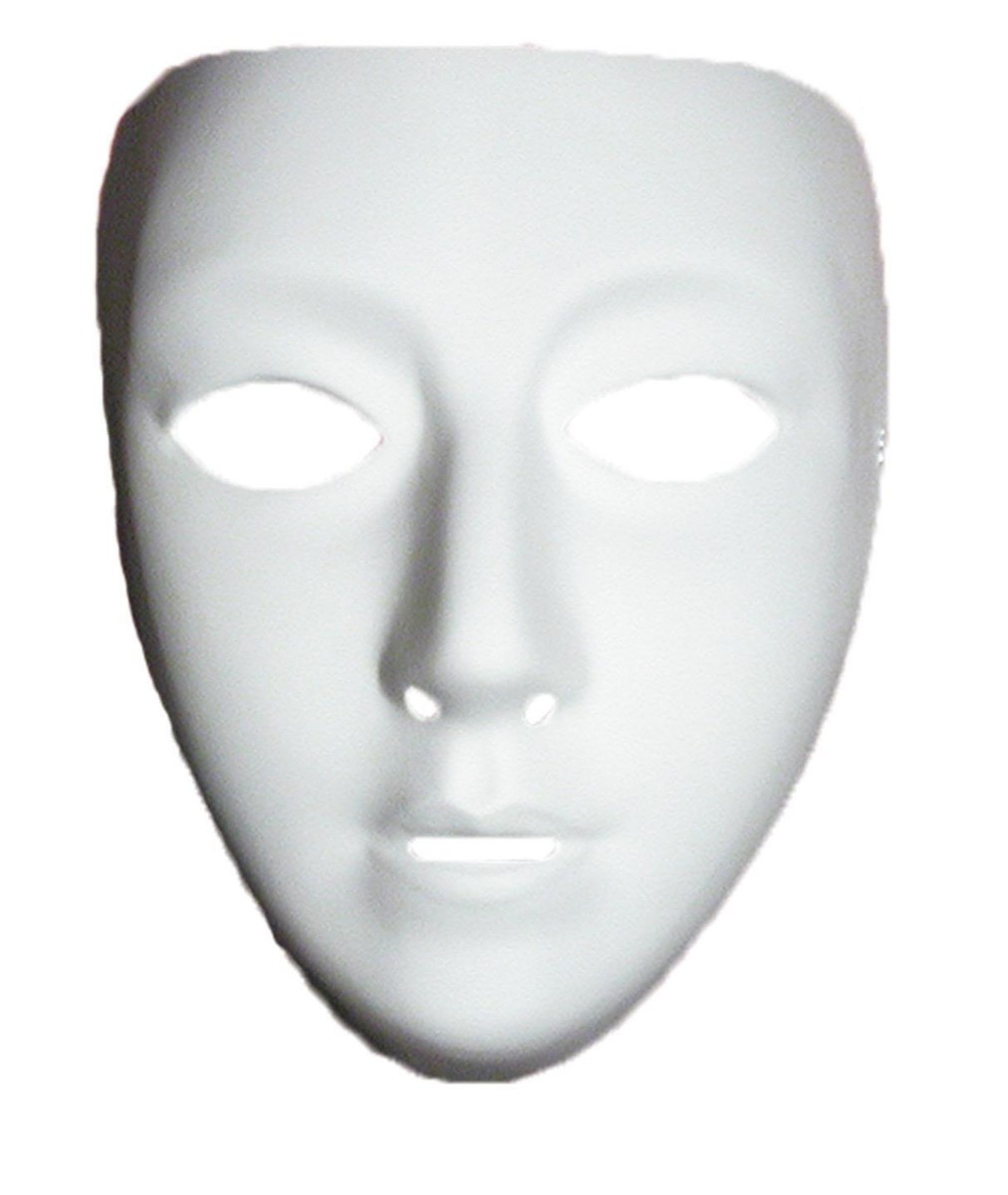 Full Face Mask Template Printable DIY Masquerade Mask Full Face