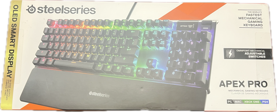 SteelSeries Apex Pro Gen 2 Full Size Wired Mechanical OmniPoint Gaming Keyboard | eBay