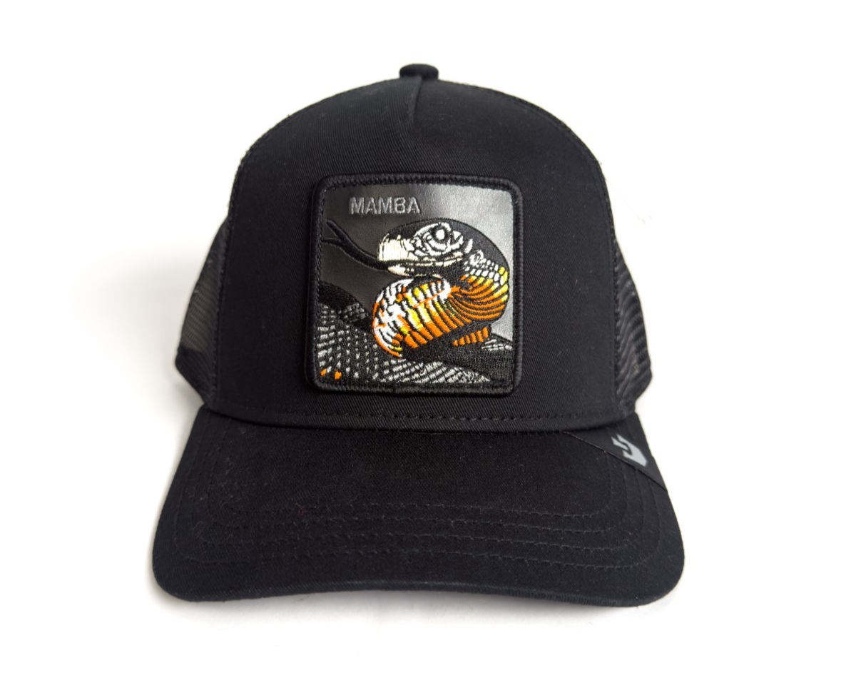 Goorin Bros The Farm Black Mamba Snake SnapBack Trucker Hat Cap ...