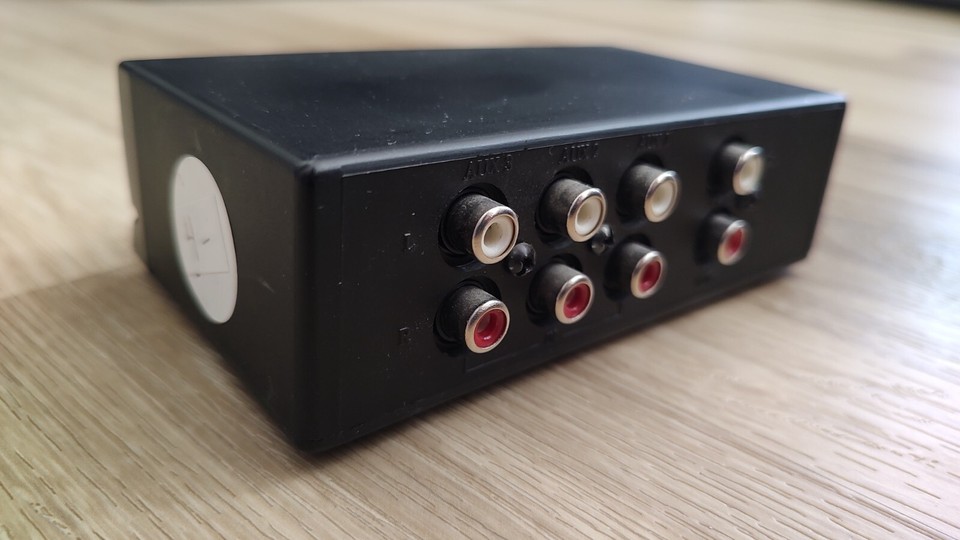 Radio Shack 42-2112 3-Input Stereo Audio Source Selector Vintage | eBay