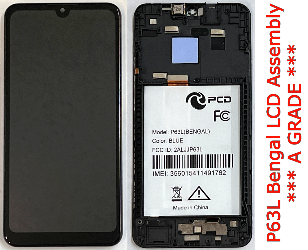 PCD P63L Bengal USB LCD Digitizer Screen Display + Frame OEM Phone Part ...