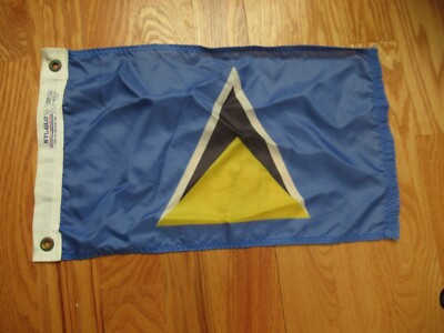 St. Lucia marine courtesy flag 18" x 12" | eBay