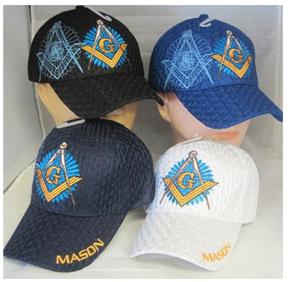 Mason Baseball Cap Freemasons Black Masonic Hat Masons, Compass and ...