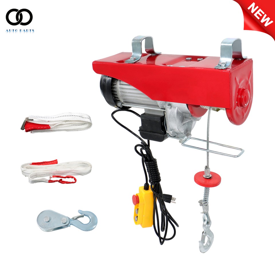 Mini 2200lbs Electric Hoist w/14ft Wired Remote Control, 110v 1600W | eBay