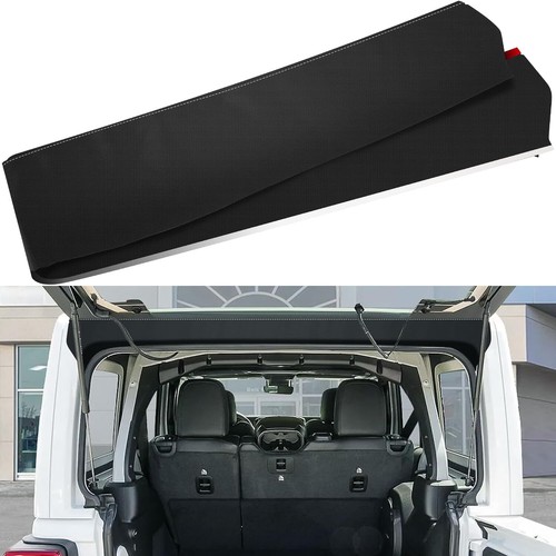 Tailgate Rear Window Rain Gutter Deflector For Jeep Wrangler JL 18-24 ...