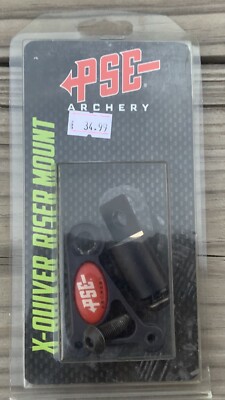 PSE Archery X Quiver Riser Mount Extended Quiver Mount - Black | eBay