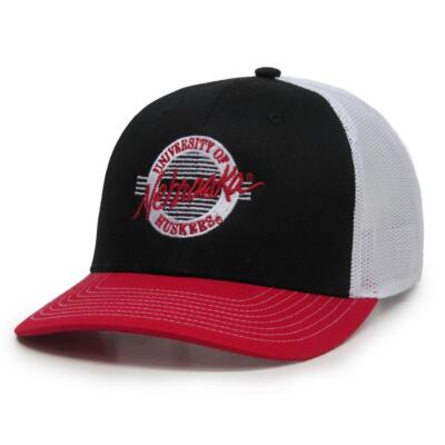 Nebraska Cornhuskers Hat Everyday Twill Trucker Mesh Back Adjustable ...