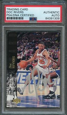 1994 Upper Deck #102 Doc Rivers Signed Card AUTO PSA Slabbed | eBay