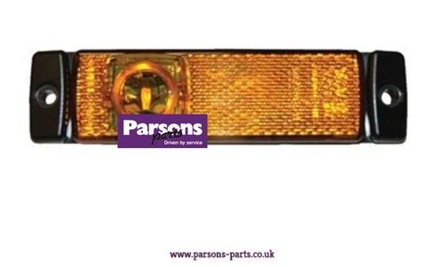 DAF 1862083 1872258 LED SIDE MARKER LED AMBER 1.5M FLYLEAD 24v ...