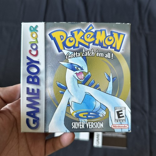 Pokemon Silver Version (Nintendo Game Boy Color, 2000) Game, Box ...