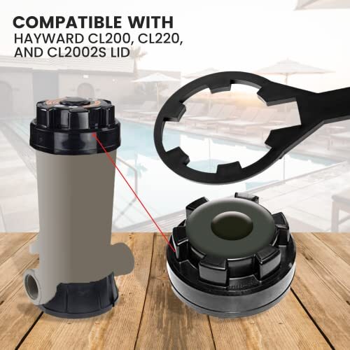 Exact Replacement Chlorinator Wrench Opener - Chlorinator Lid Wrench ...