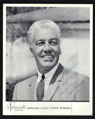 Cesar Romero signed 8x10 photograph Classic Actor | eBay