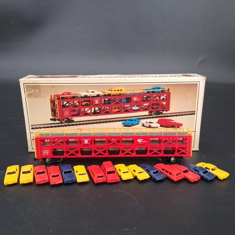 Vintage Bachmann 89' Tri Level Car Transporter N Scale w/ Box | eBay