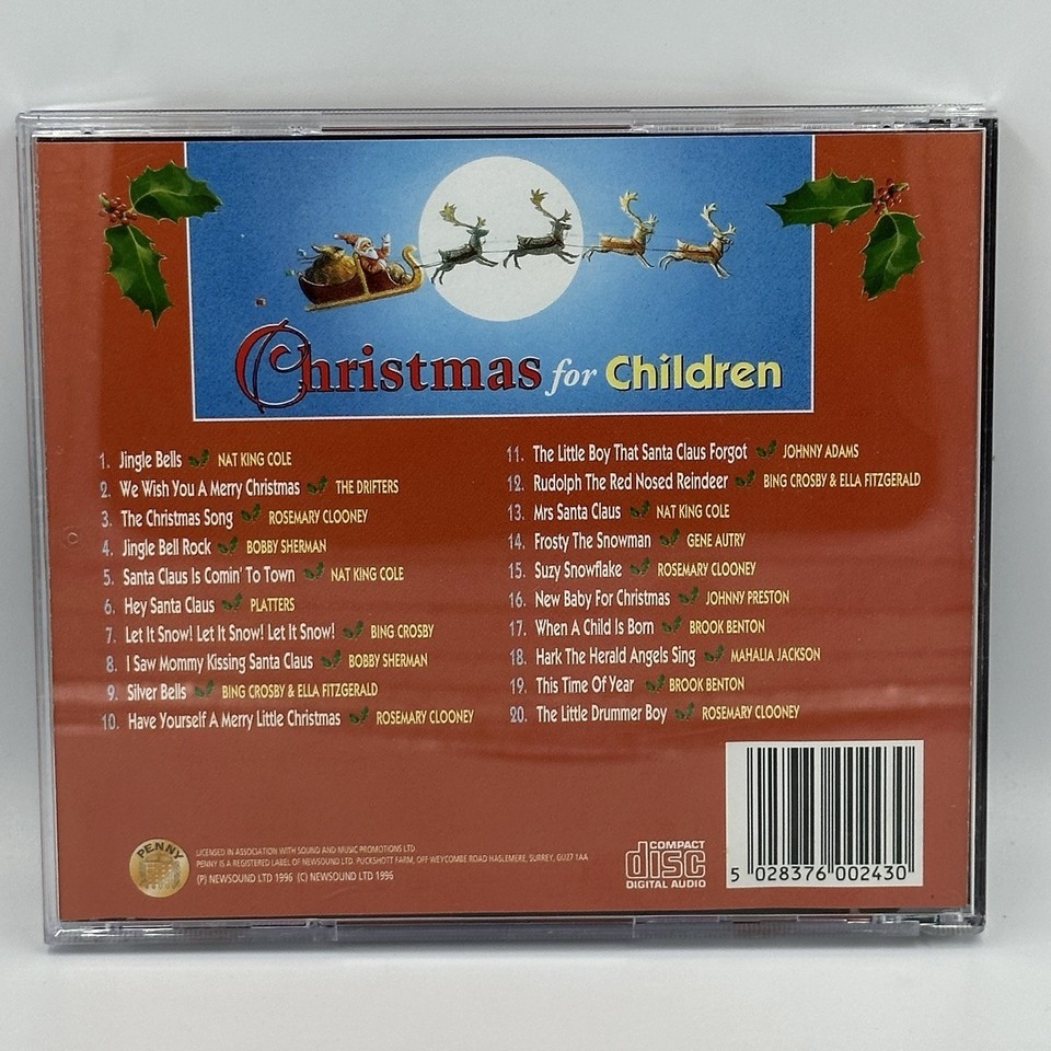 Christmas For Children CD Nat King Cole Bing Crosby Gene Autry Bobby ...