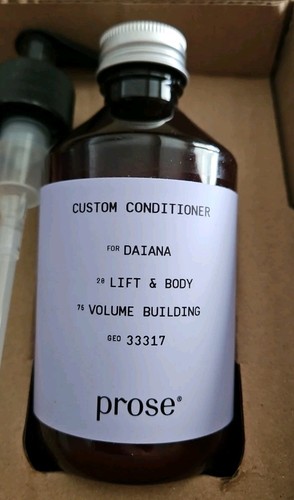 PROSE Conditioner 8.5 FL Oz Lift & Body Volume Building New With Pump ...