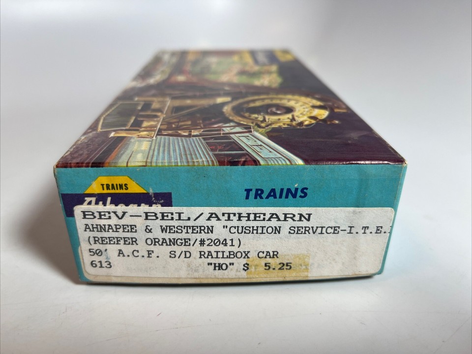 Athearn HO Scale Ahnapee & Western (AHW) 50’ Acf Box Car Kit 613 Rd ...