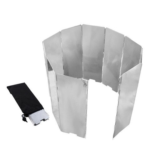 Camping Cooking Camp Fire Wind Shield Fence Foldable Design Metal ...