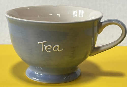 Cha Cult TEA Teacup Coffee Mug 21035 Hamburg Hanpainted Blue | eBay