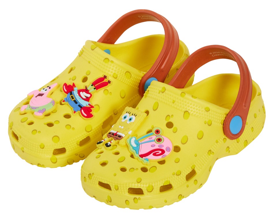 SpongeBob SquarePants Clogs with Charms Sandals Kids Summer Sliders ...