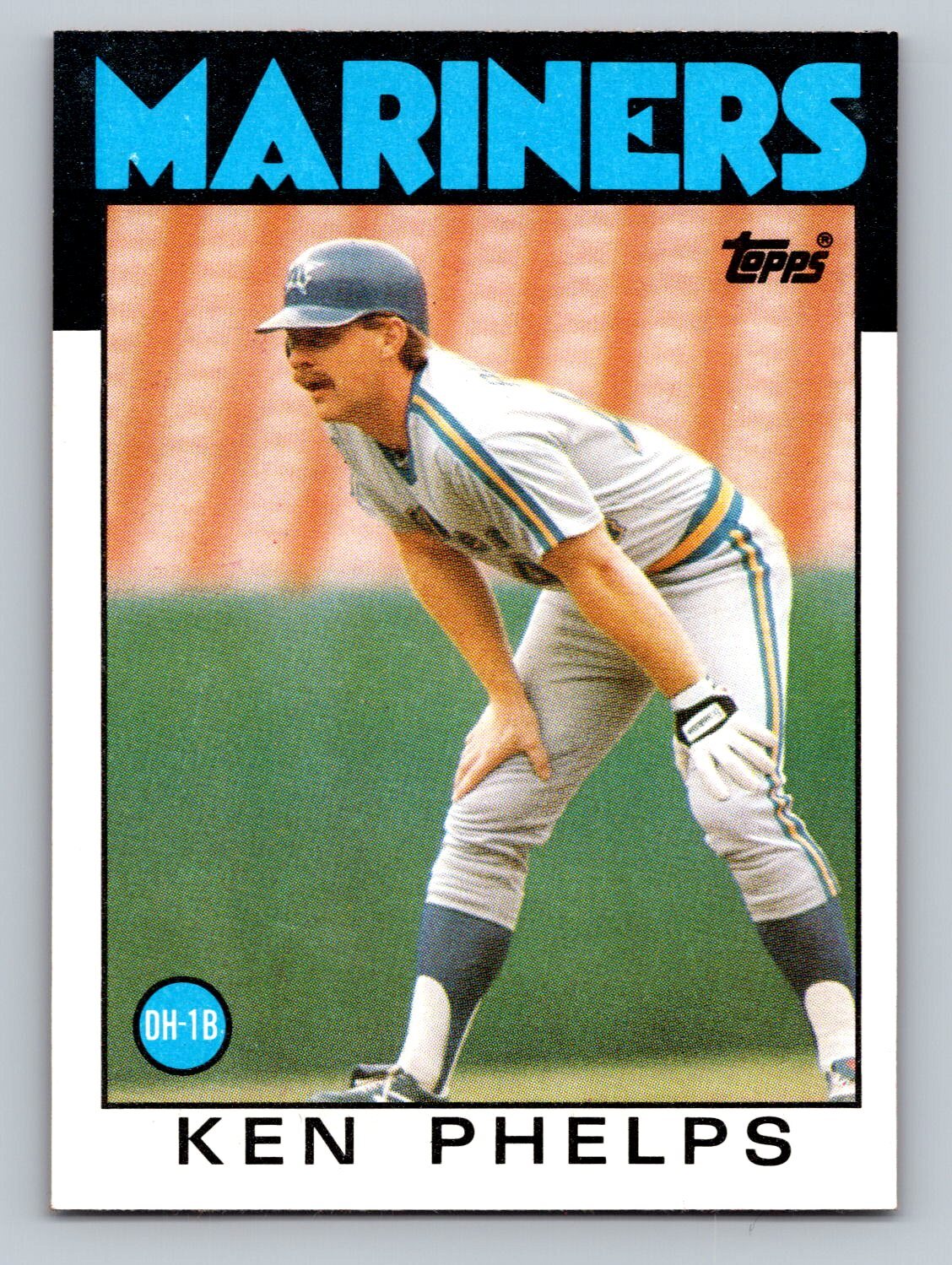 1986 Topps #34 Ken Phelps Seattle Mariners | eBay