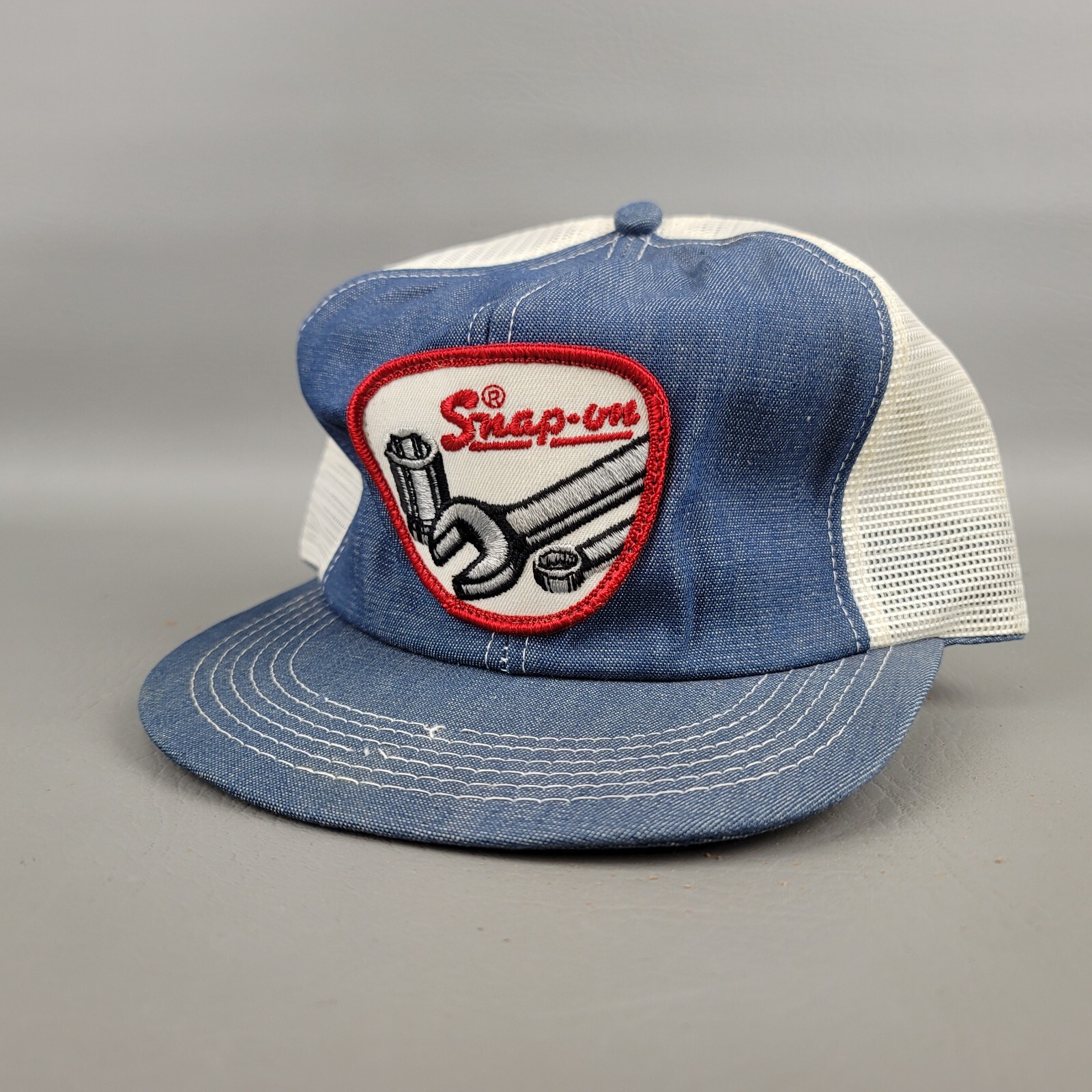Vtg RARE Snap-On Tools Trucker Mesh Snapback Patch Ha… - Gem