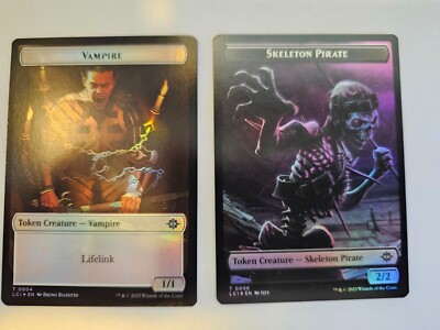 MTG Vampire | Skeleton Pirate Double-Sided Token - LCI - Ixalan | eBay