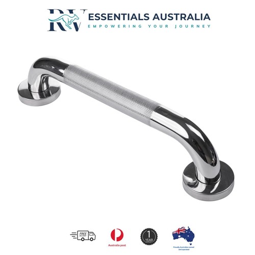 350mm Knurled Grab Handle 32dia - Safety Grip/Mobility Handle Caravan ...