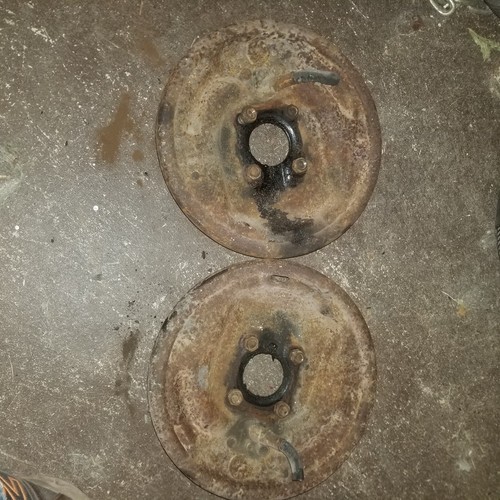 1961-1967 FORD ECONOLINE FRONT DRUM BRAKE BACKING PLATES OEM PAIR | eBay