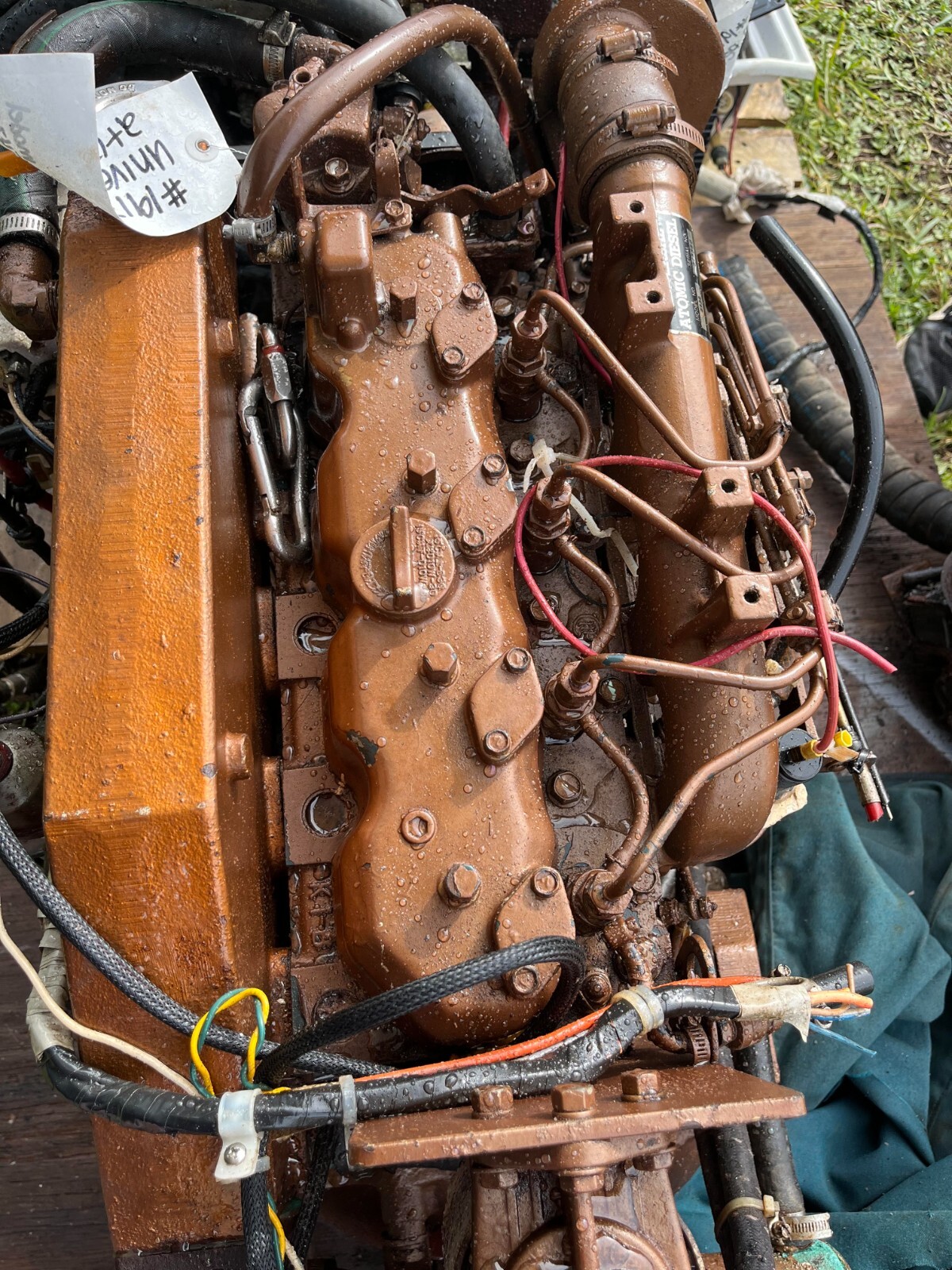 Used 4 Cyl Universal Atomic Marine Diesel Engine (Lot 1913) | eBay