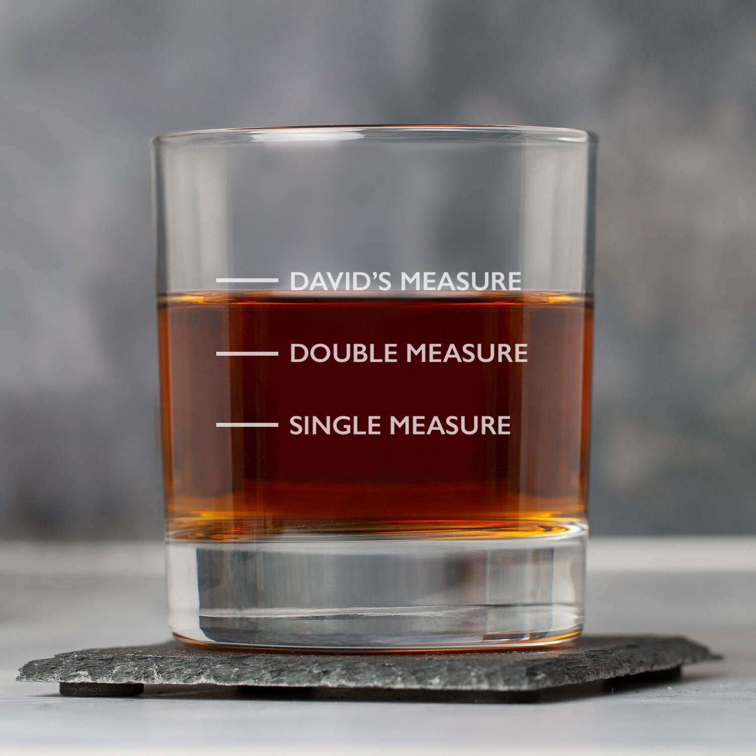 Personalised 3 Measures Whisky Glass Whiskey Drinks Tumbler Gift for ...