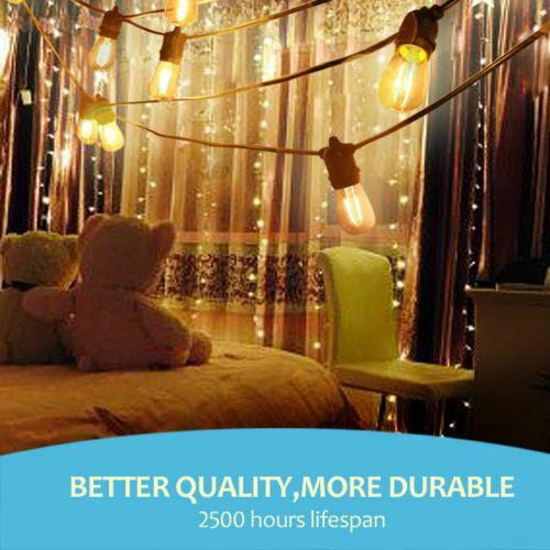 Elora Festoon String Lights 50m LED Outdoor Light Waterproof Xmas ...