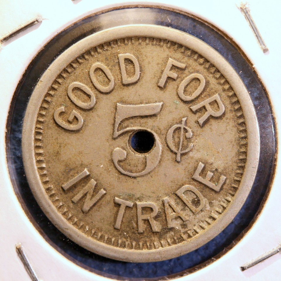 UNLISTED maverick token - Red Star (saloon?), Good For 5¢ In Trade | eBay