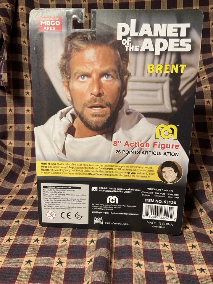 TAYLOR & BRENT Astronauts Planet Of The Apes 2021 Mego 8" | eBay