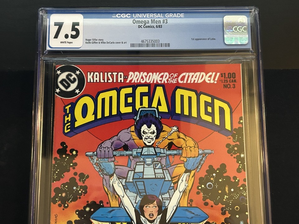 DC Comics, Omega Men #3, Key Issue, 1st Lobo, CGC 7.5 | eBay