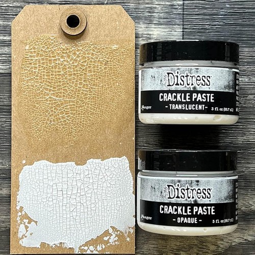 Ink Bundle Set Tim Holtz Distress Crackle Paste Translucent And Opaque ...