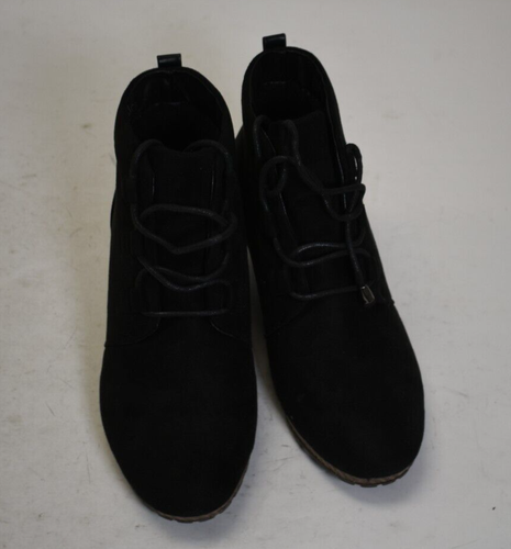 Jessica Cline Women's Kylee Black Suede Ankle Shoes Size 9 M for sale ...