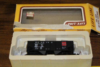 Life Like HO Scale Reading Hopper Train Car 8510 | eBay