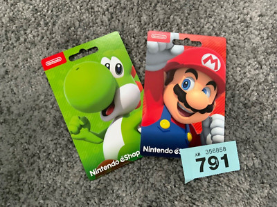 Nintendo eShop (UK Edition) 2 Gift Cards Set [NO CREDIT] ref.nin | eBay UK