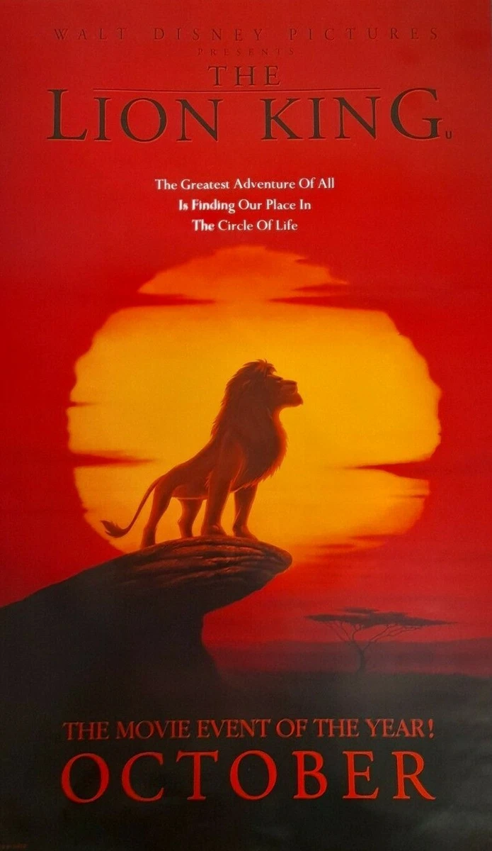 The Lion King 1994 Poster