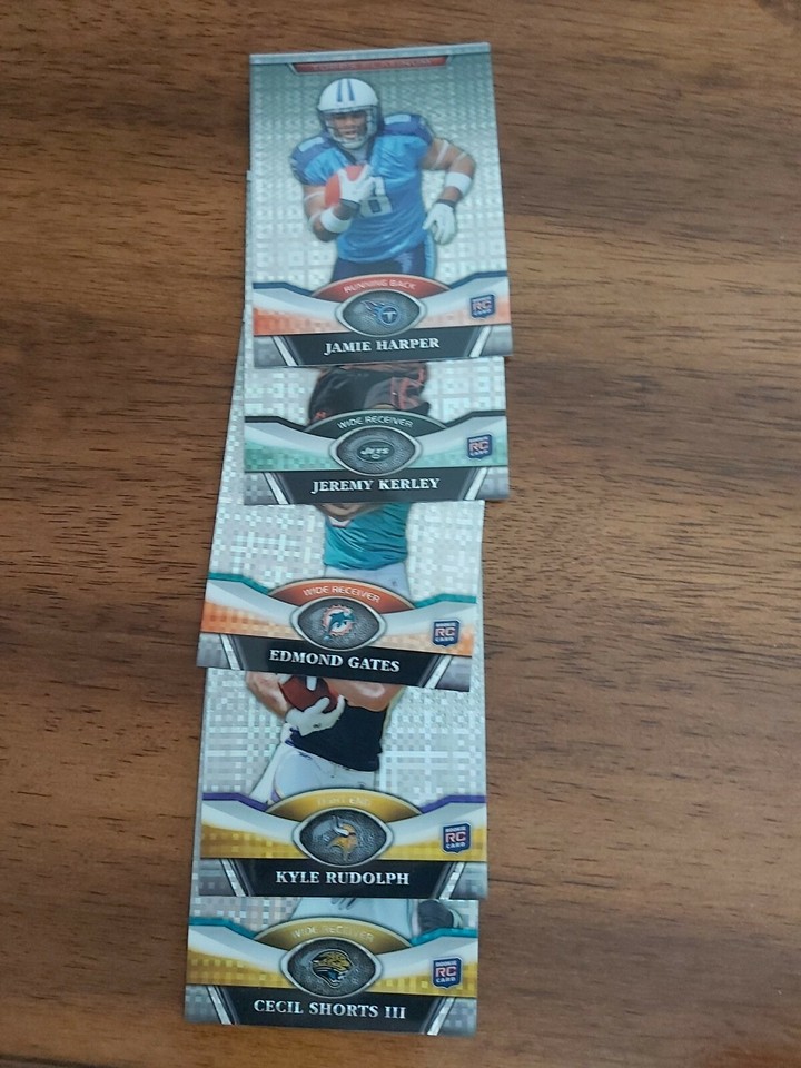 Lot Of Five 2011 Topps Platinum NFL Rookie X-Fractor Parallel Cards | eBay