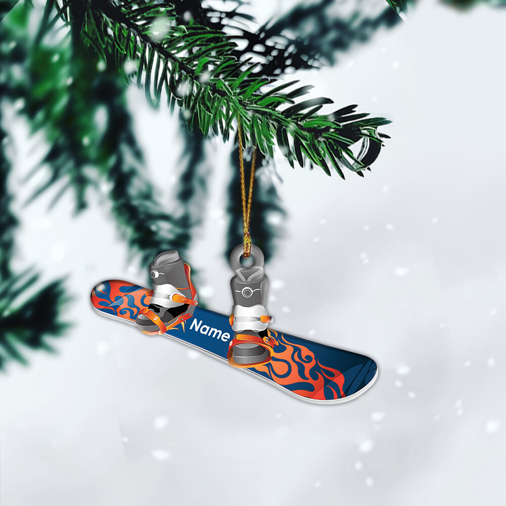 Snowboarding Sking Christmas Car Ornament,Snowboard Equipment Christmas ...