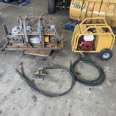 CBS C-1350 Fiber Optic Cable Wire Puller Tugger PUSHER W/ HONDA ...