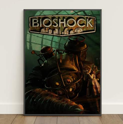 BioShock Poster | Retro Print | Wall Art | Kraft Paper Print 8 | eBay