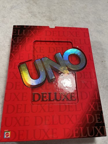Uno Deluxe Card Game 2001 Complete Cards Score Pad PreOwned 74299434273| eBay
