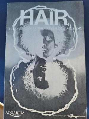 HAIR playbill ORIGINAL Aquarius Theatre rock musical 1970 program TED ...