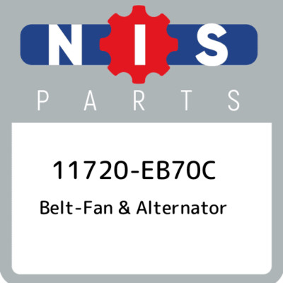 11720-EB70C Nissan Belt-fan & alternator 11720EB70C, New Genuine OEM ...