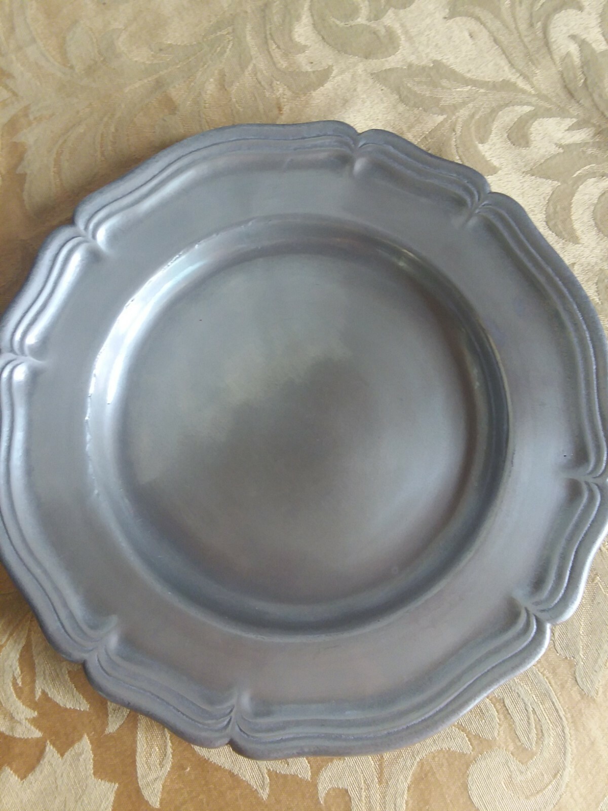 Country Ware Pewter Plate 1974 Country French Glossy Wilton Armetale ...