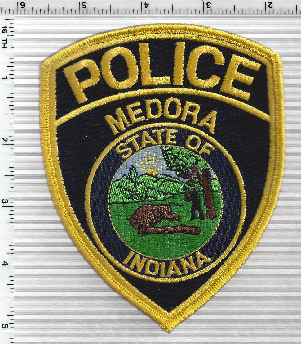 Medora Police (Indiana) 1st Issue Shoulder Patch | eBay